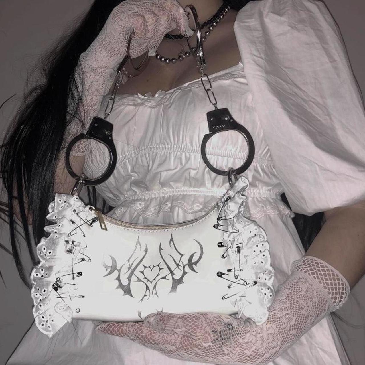 Hell bunny handcuff handbag Reworked ethereal... - Depop