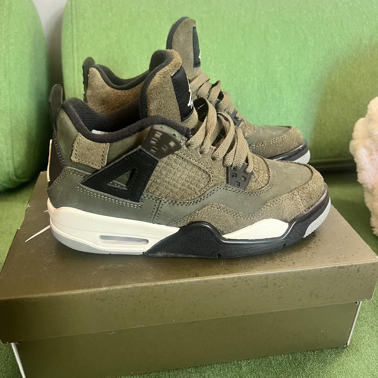 Used but still in great condition ! Jordan olive 4s... - Depop