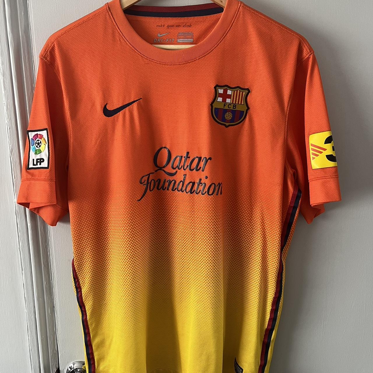 F.C Barcelona Away Football Shirt Kit... - Depop