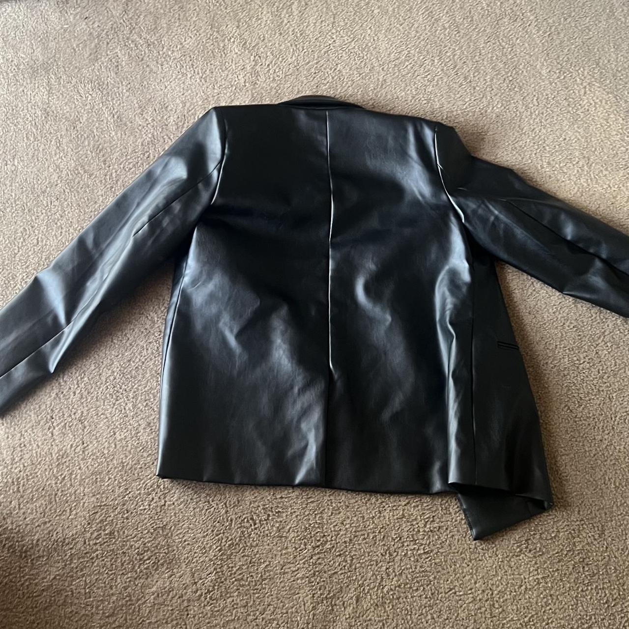glassons leather blazer - Depop