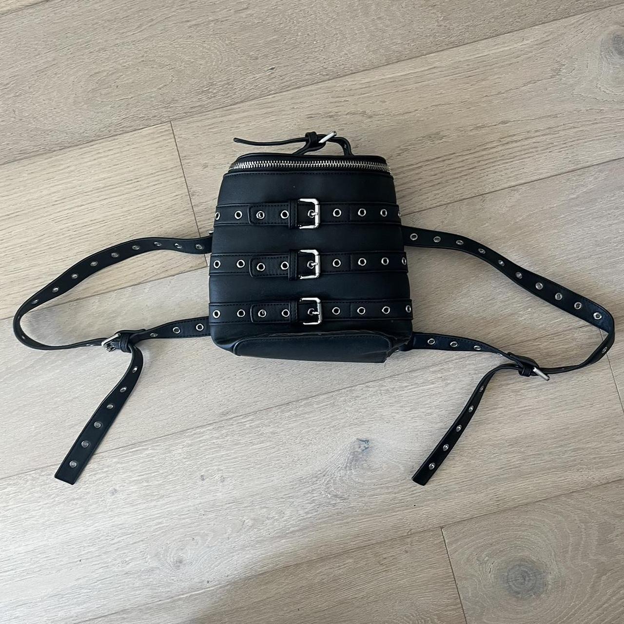 Current mood by dolls kill backpack. Black with... - Depop