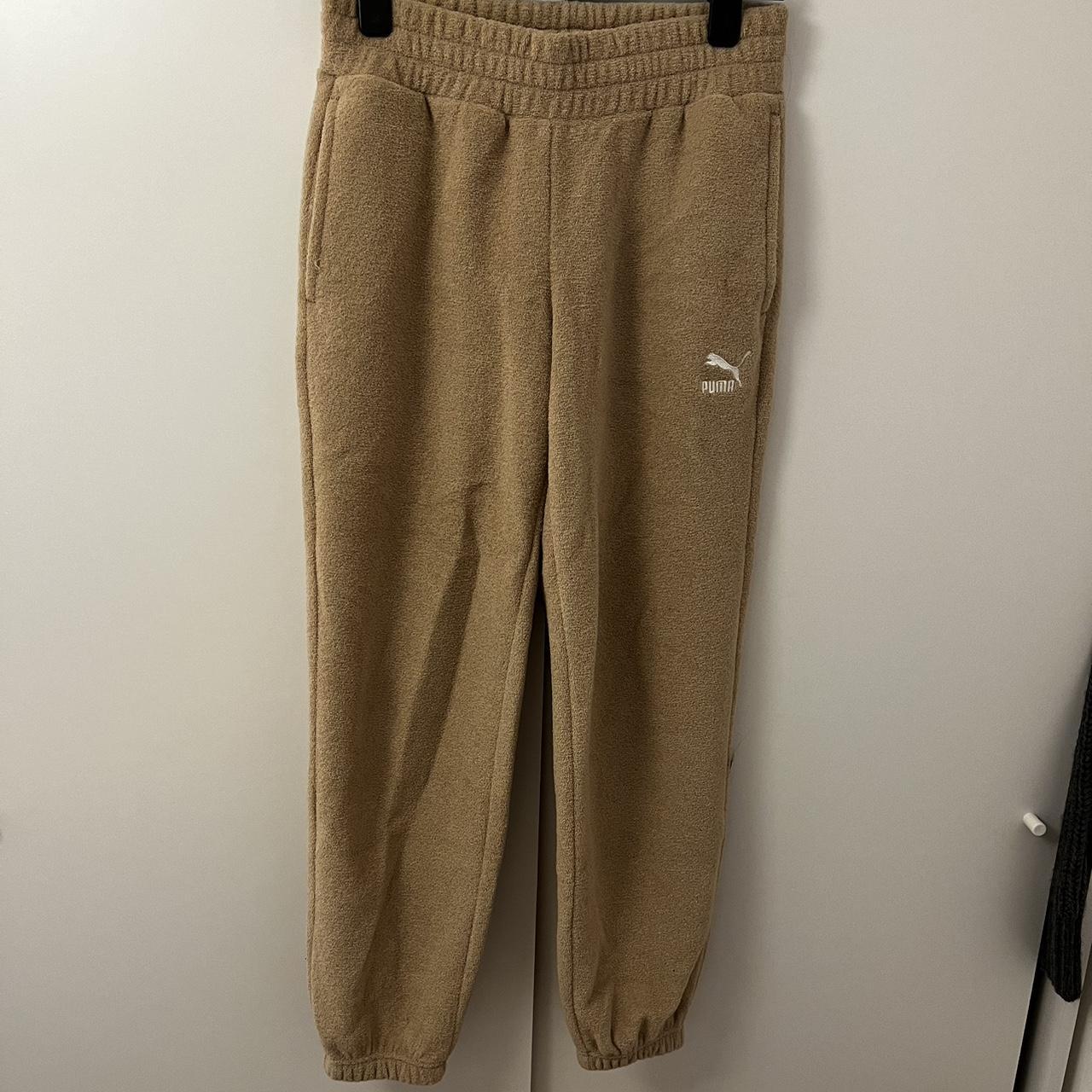 Puma Borg tracksuit bottoms Fleeced Borg fabric... - Depop