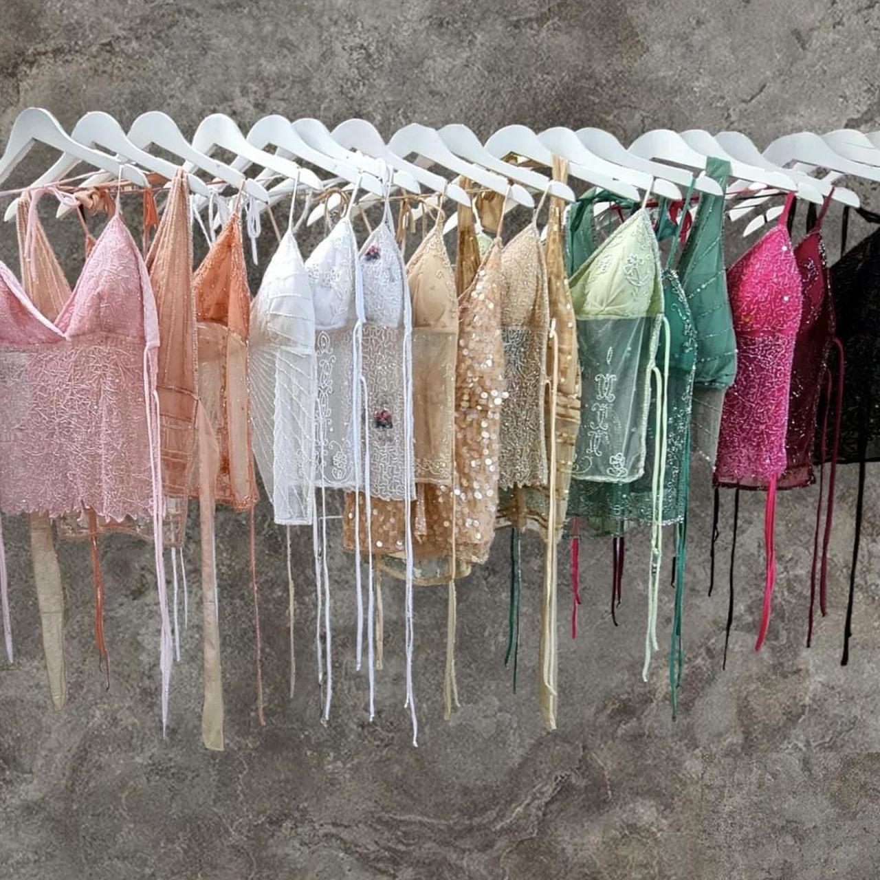 Beaded Backless Y2K camis coming 20th December... - Depop