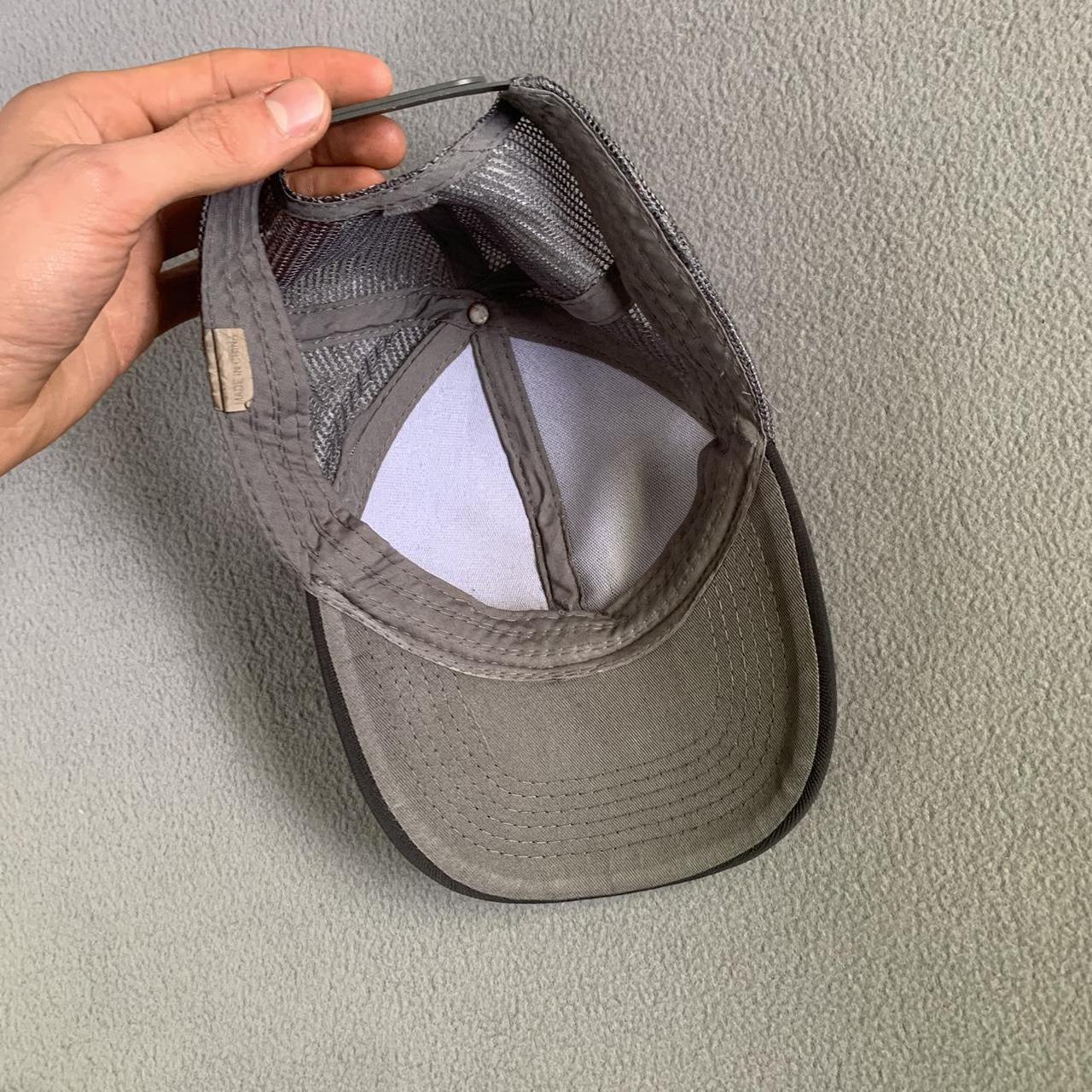 Vintage dark grey trucker hat - Depop