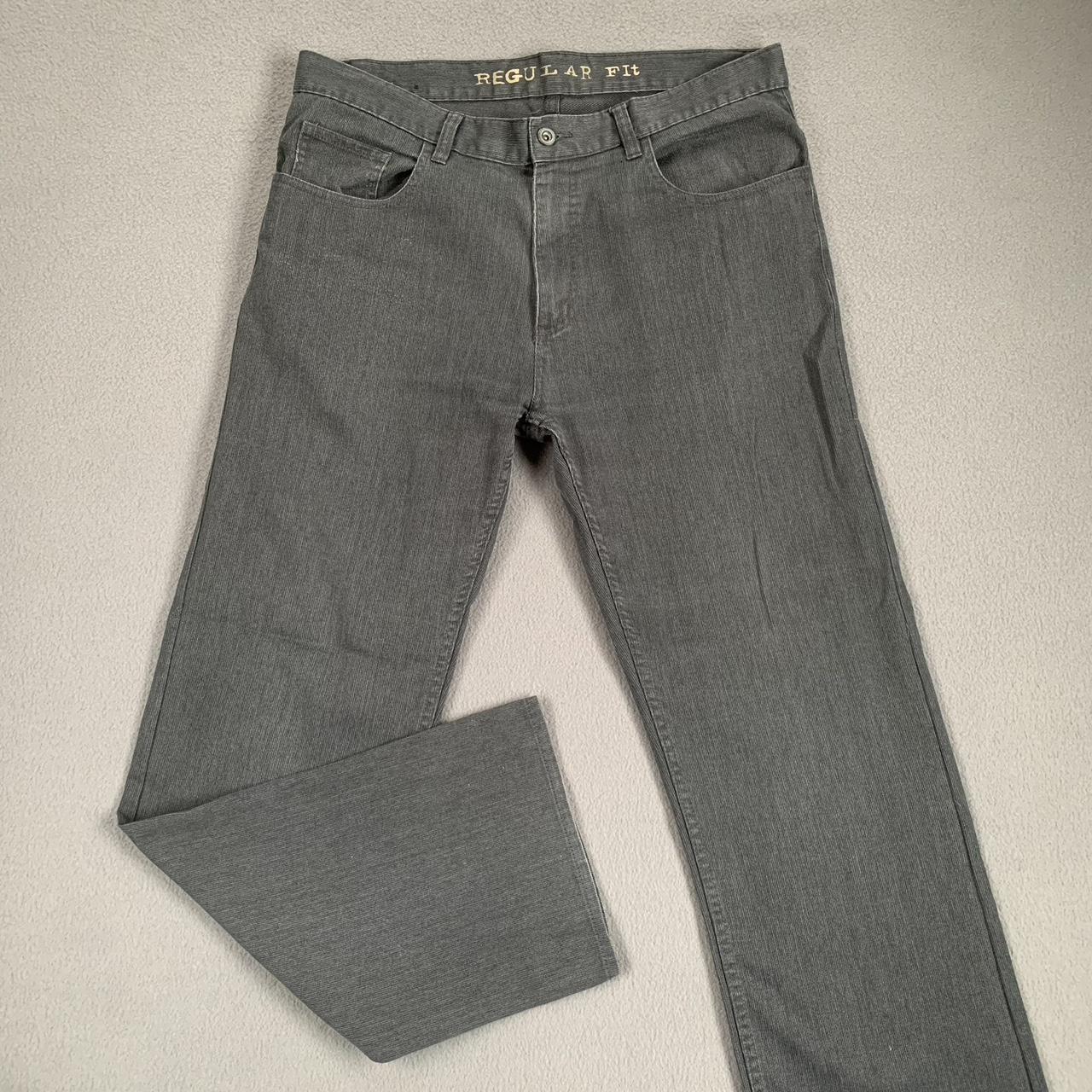 Vintage early 00s George straight wide fit jeans in... - Depop