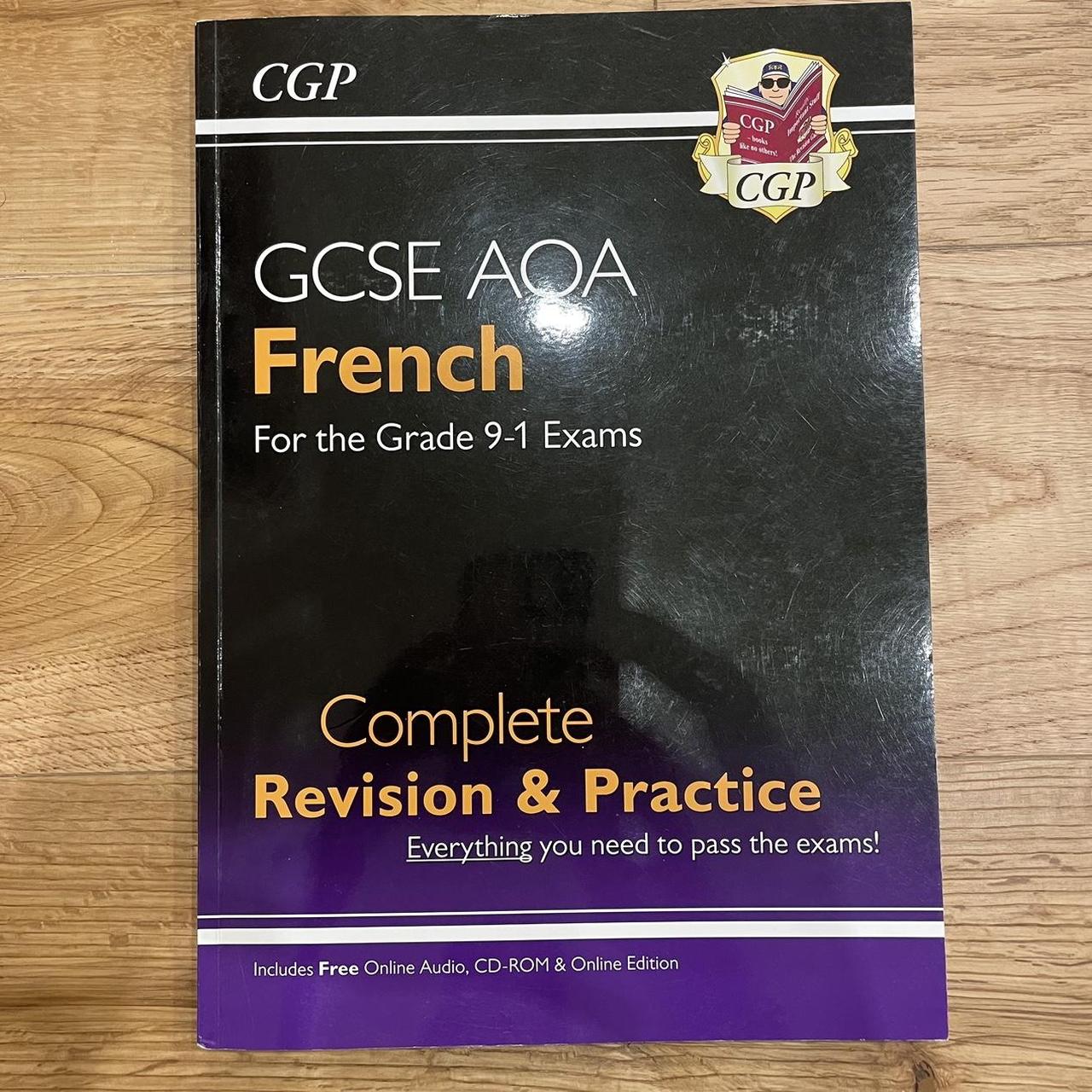 AQA GCSE CGP French textbook and revision guide... - Depop