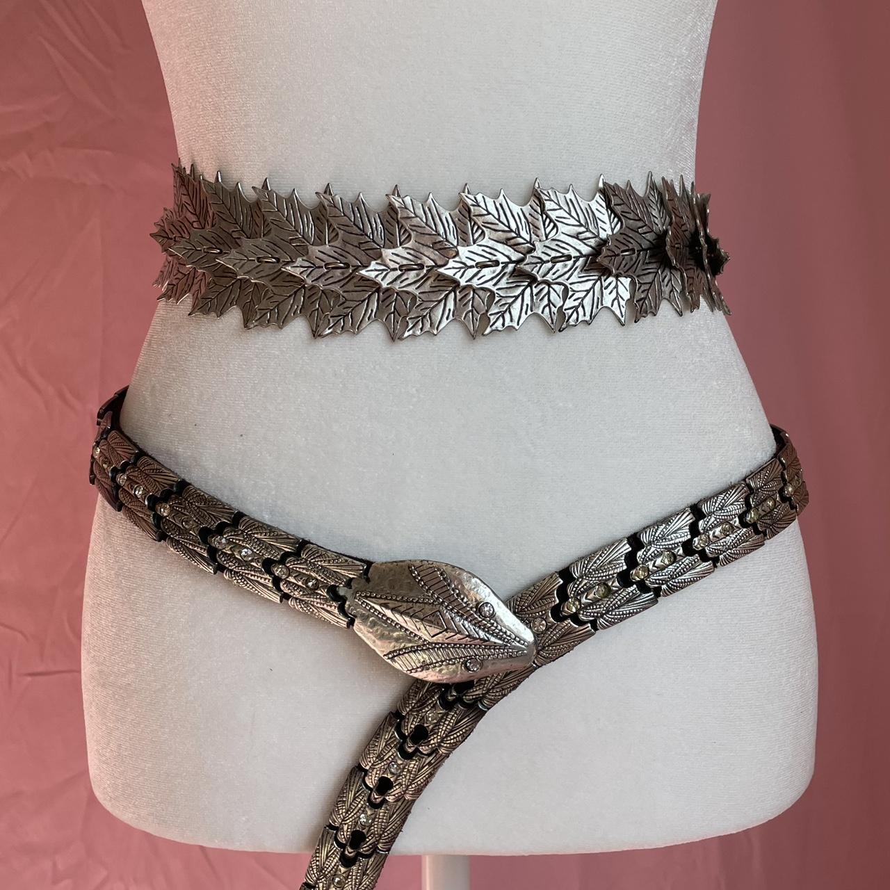 Handmade metal maple leaf chain! Can be worn as a... - Depop