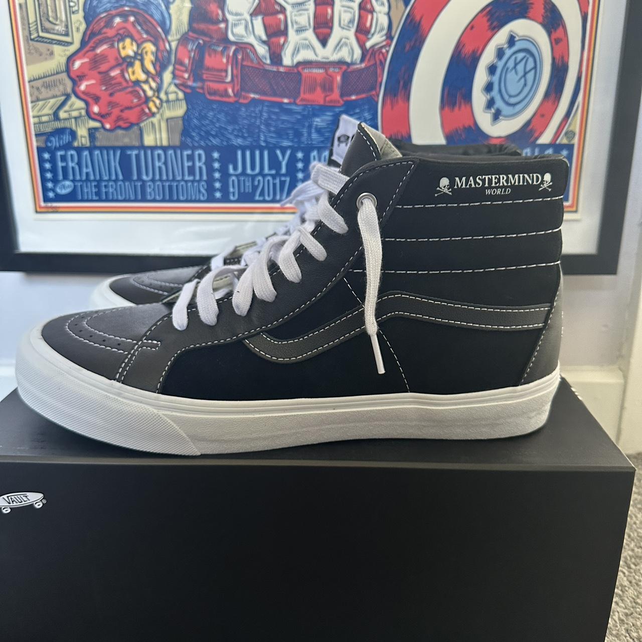 Vans vault X Mastermind Japan Sk8-Hi Reissue LX 💀... - Depop