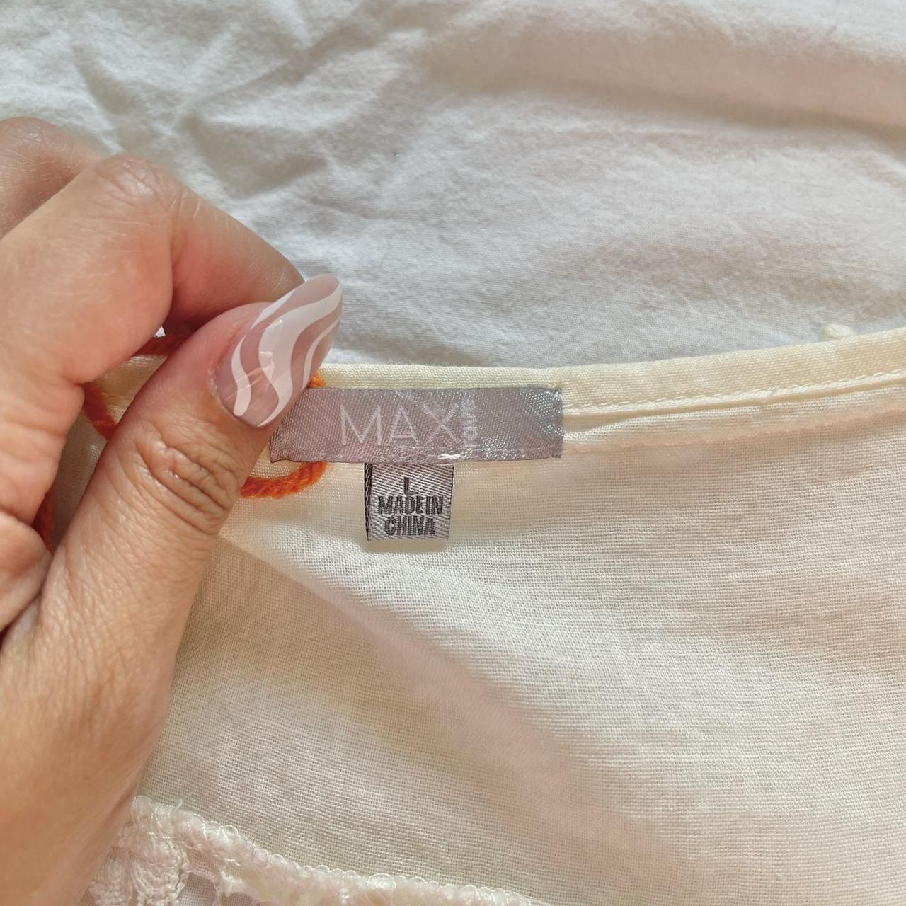 Cream Lacey Vest Brand: Max Rave Size:... - Depop