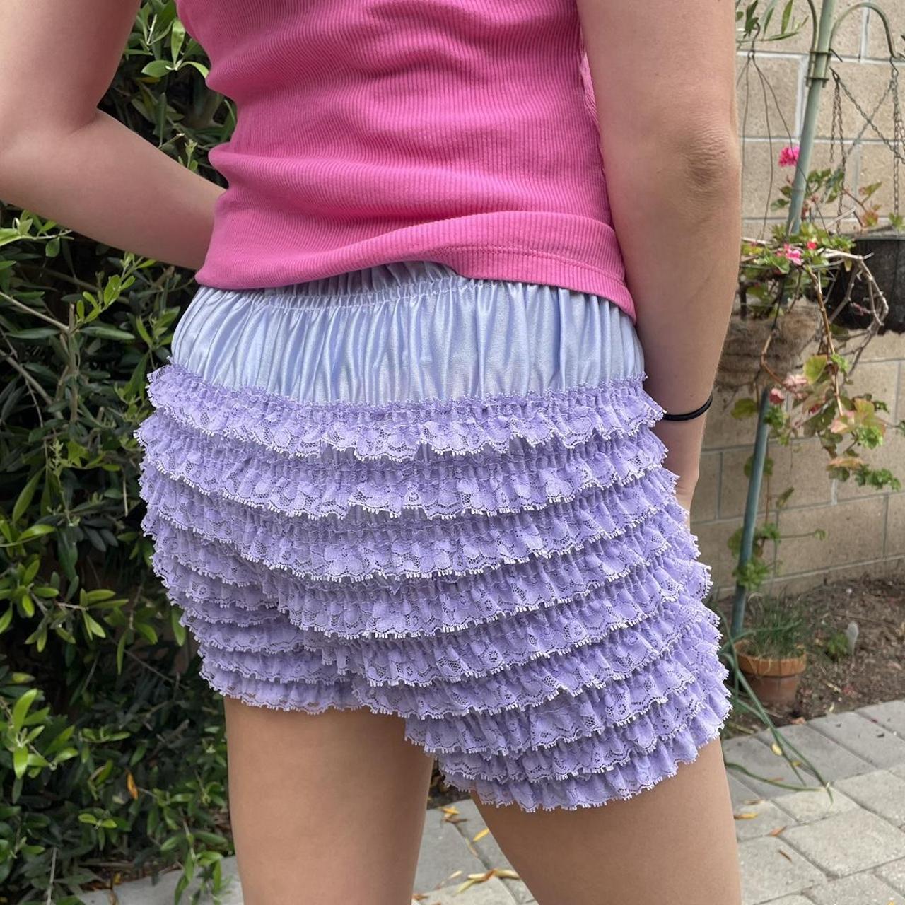 purple bloomers. i got them off etsy, they are... - Depop
