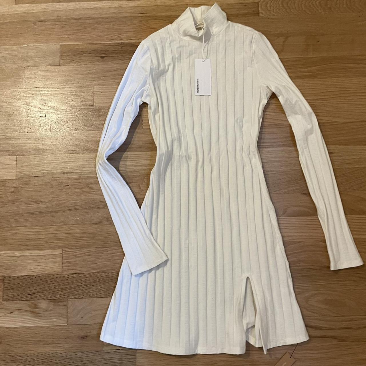 Reformation Libra Dress in Ivory. No longer on site... - Depop