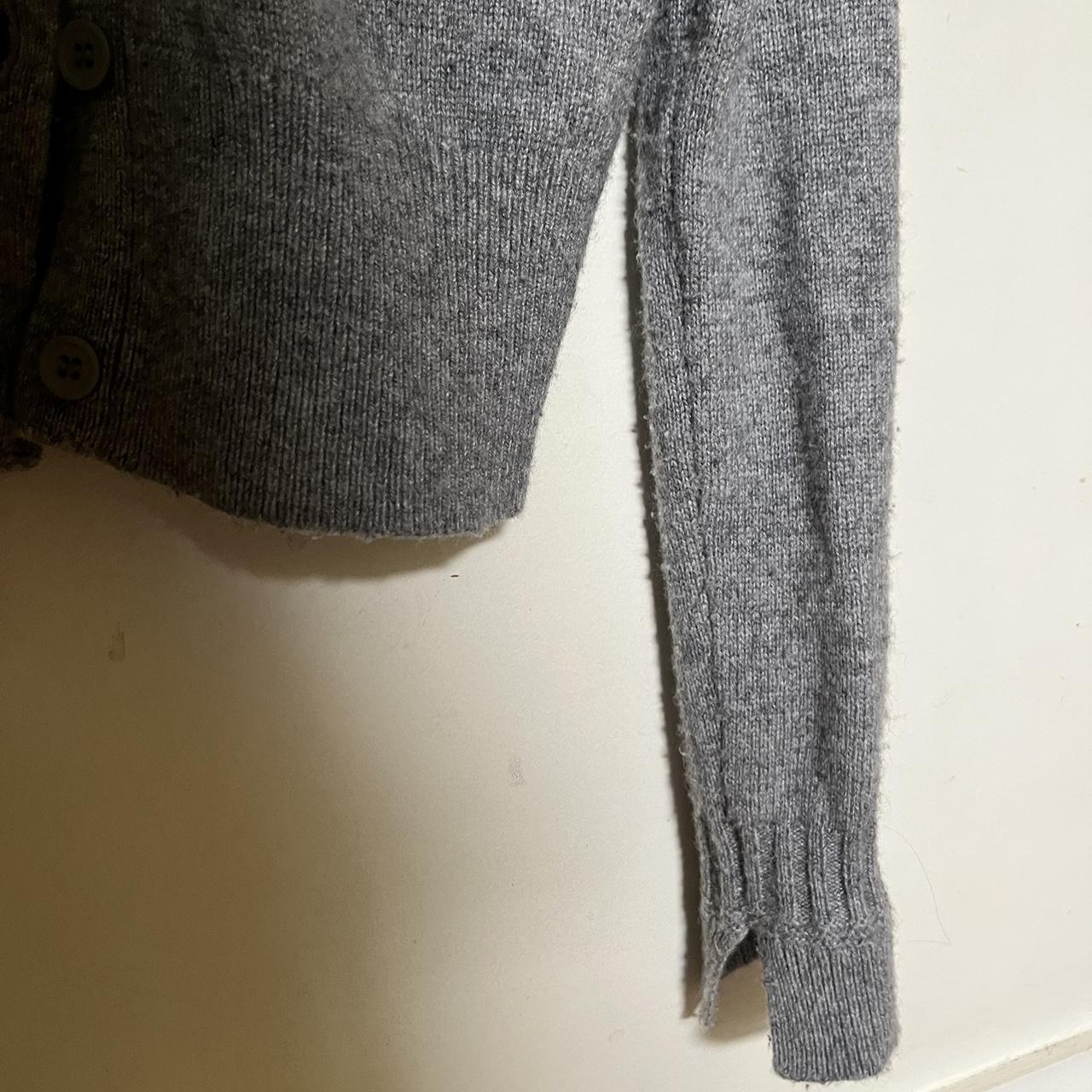 french connection grey cardigan size xs perfect... - Depop