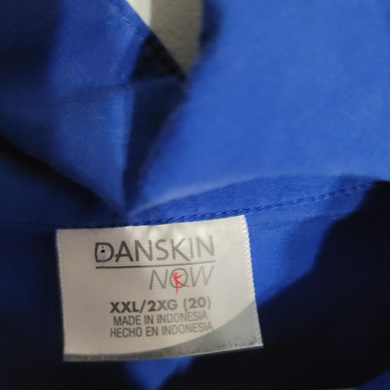 Womens Danksin Plus Blue Zipped Jacket 2X XXL size... - Depop