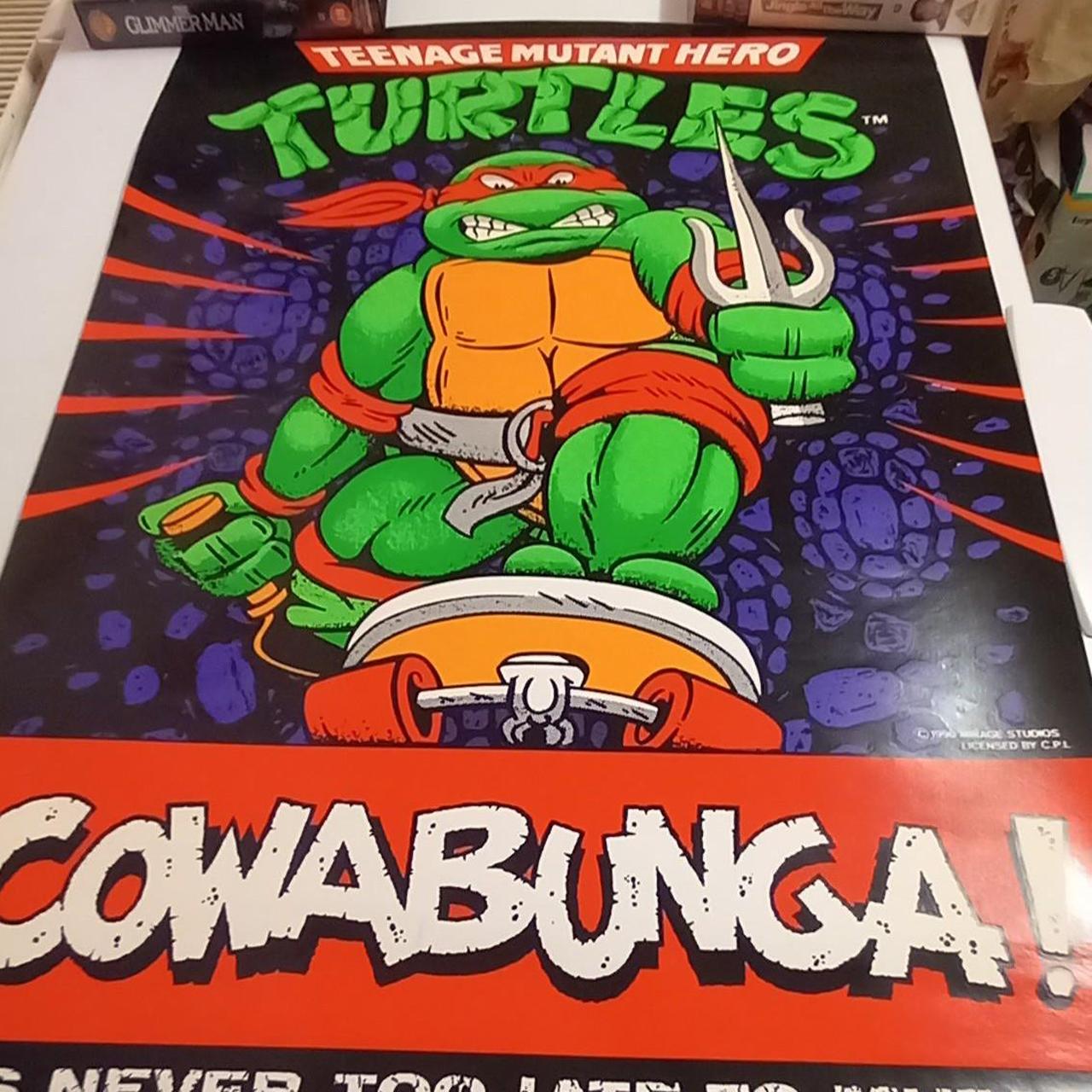 1990 Cowabunga Teenage Mutant Ninja Turtles Movie... - Depop