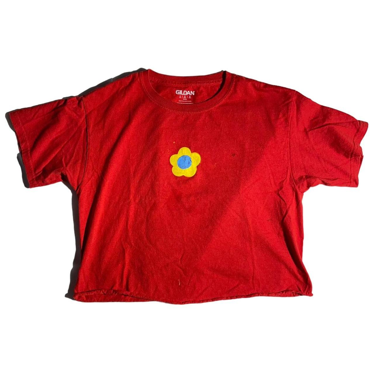 Hand screen printed flower two piece. So fun to wear... | Depop