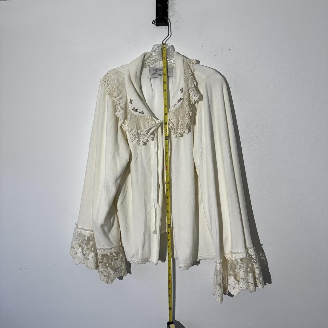 The most beautiful vintage lace overcoat I have ever... - Depop