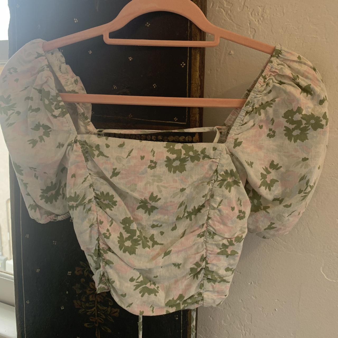 New Glassons top Tied & adjustable back Size 6 AUS... - Depop