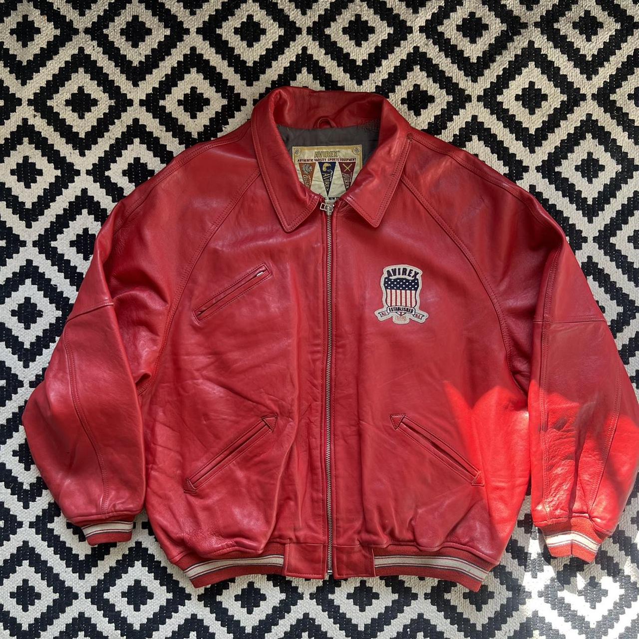 Men's Black and Red Jacket | Depop