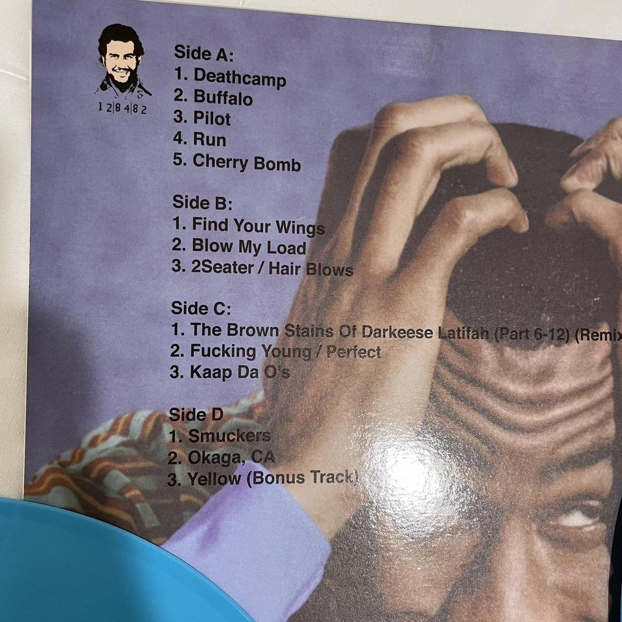 tyler the creator cherry bomb blue unofficial vinyl... - Depop