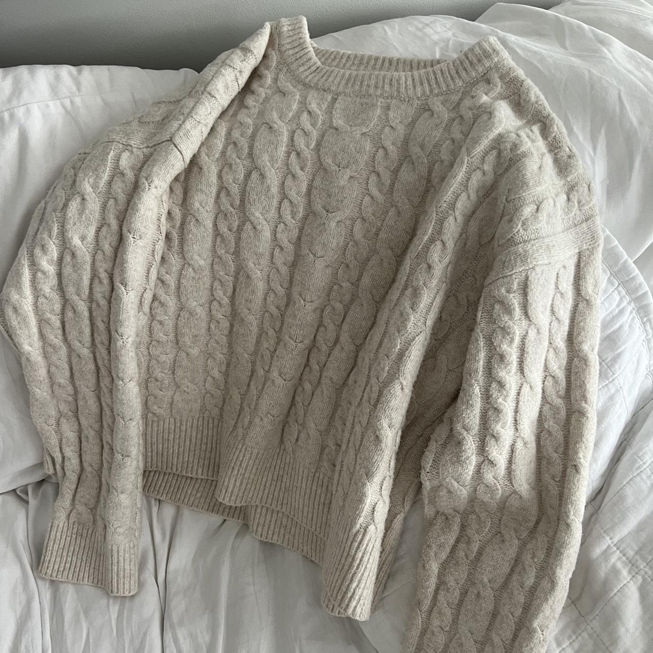 Classic Oatmeal colored sweater Great quality with... - Depop