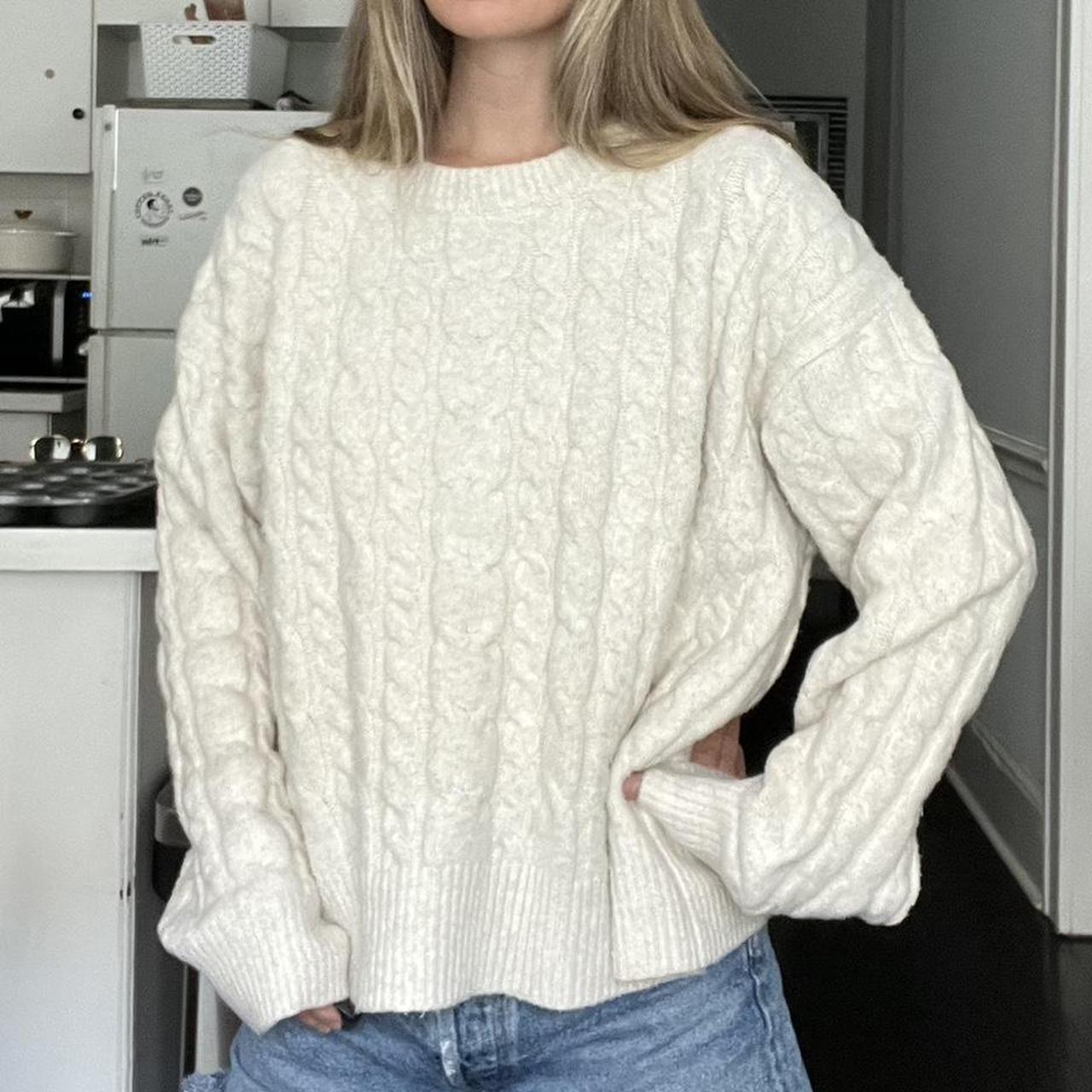 Classic Oatmeal colored sweater Great quality with... - Depop