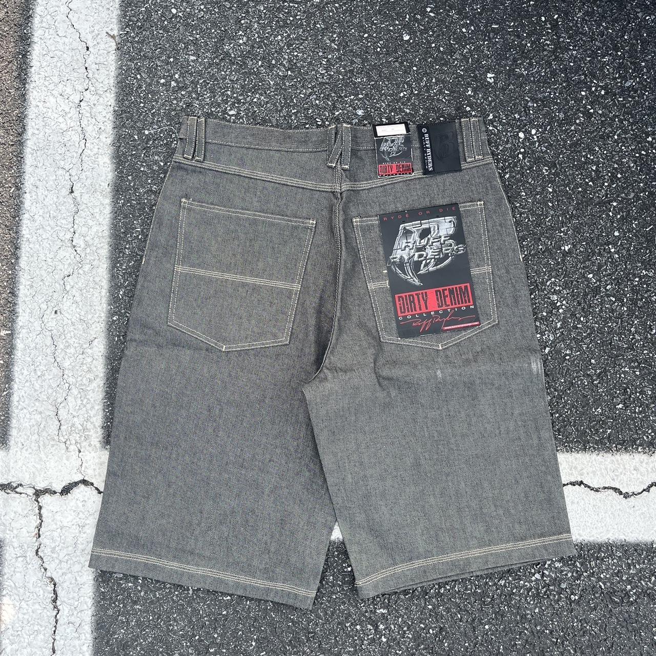 Vintage Ruff ryders denim shorts jorts y2k baggy... - Depop