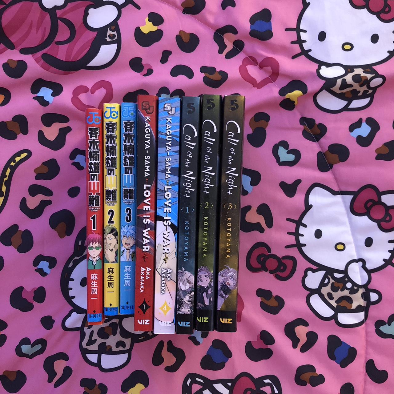 PLEASE DM BEFORE BUYING manga bundle featuring... - Depop