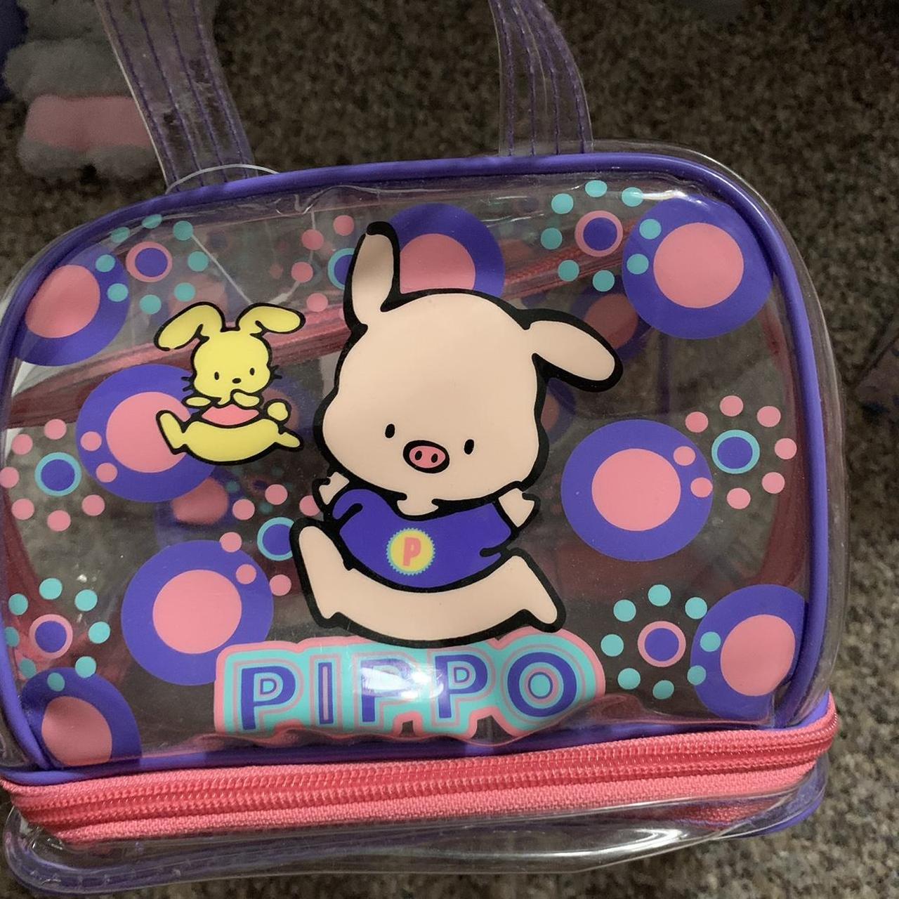 Vintage Sanrio Pippo Pig Clear Bag One of my... - Depop