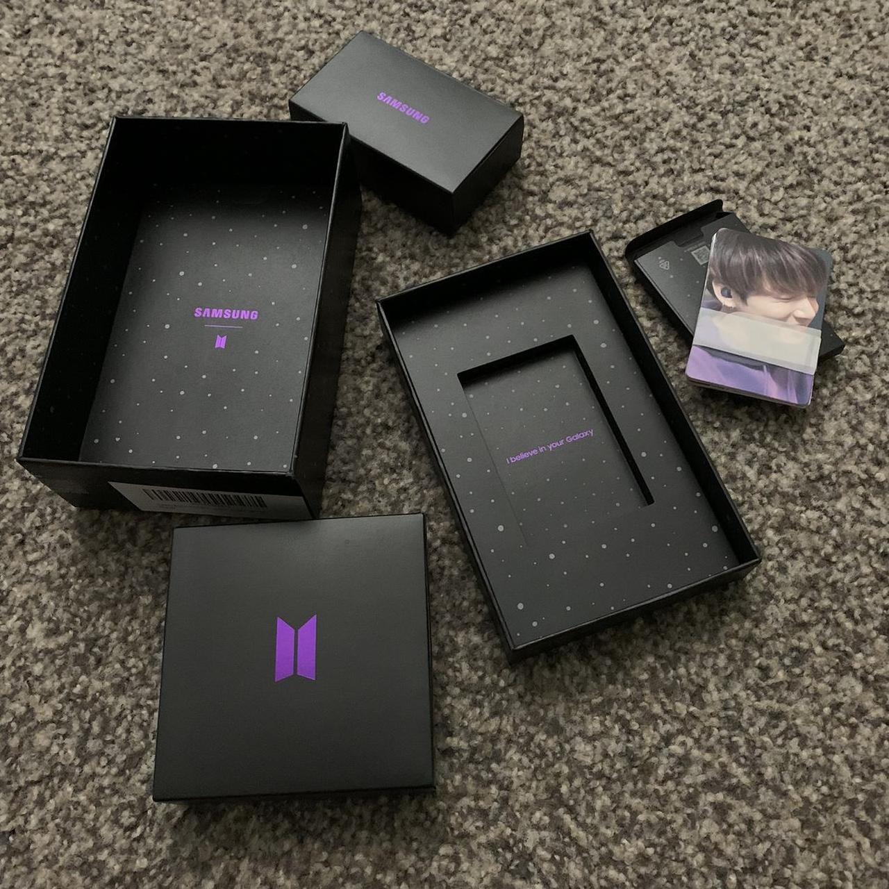 BTS Samsung Earbuds Box & Photocards Box &... - Depop