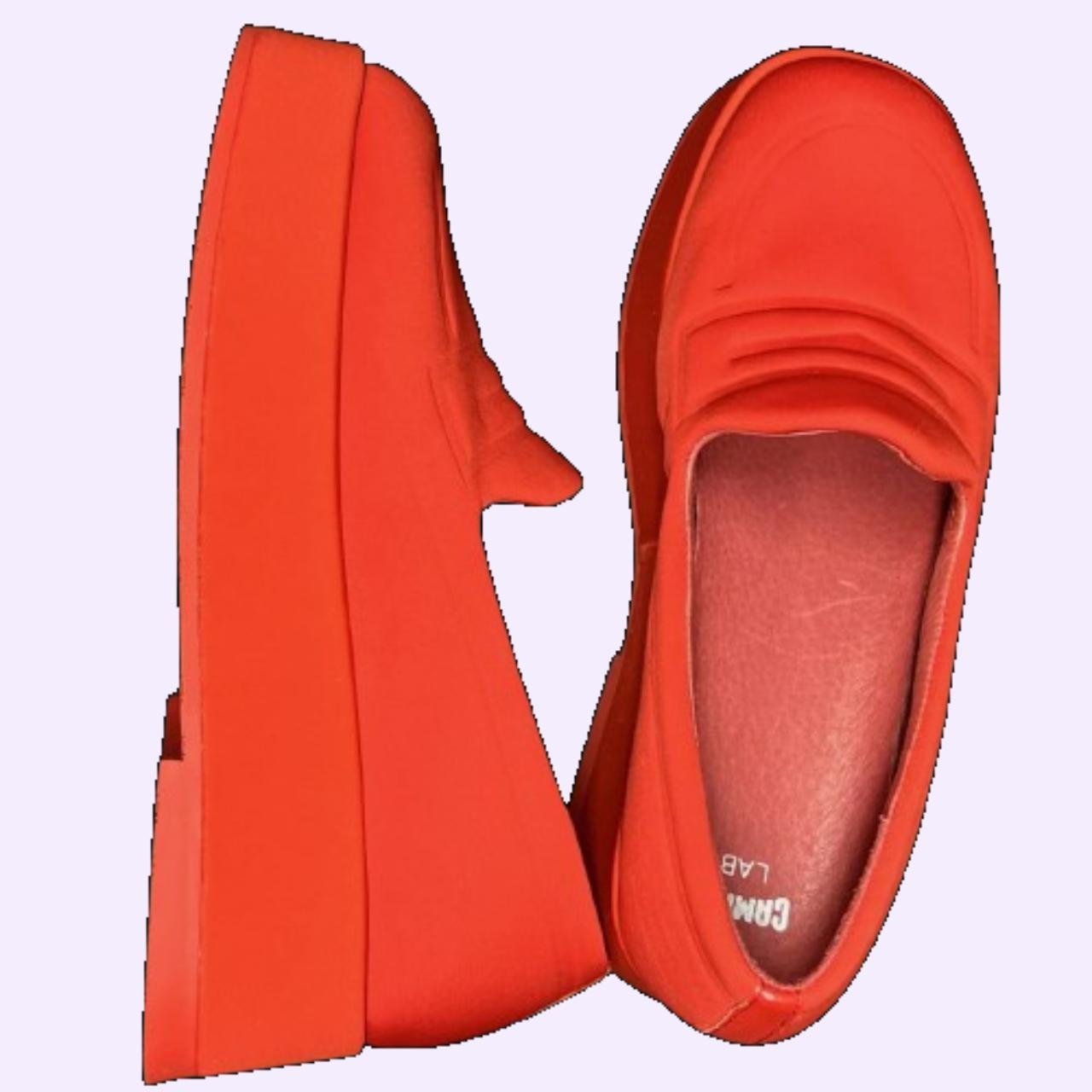 Camper Lab Wilma Red Platform Loafers size US Womens... - Depop