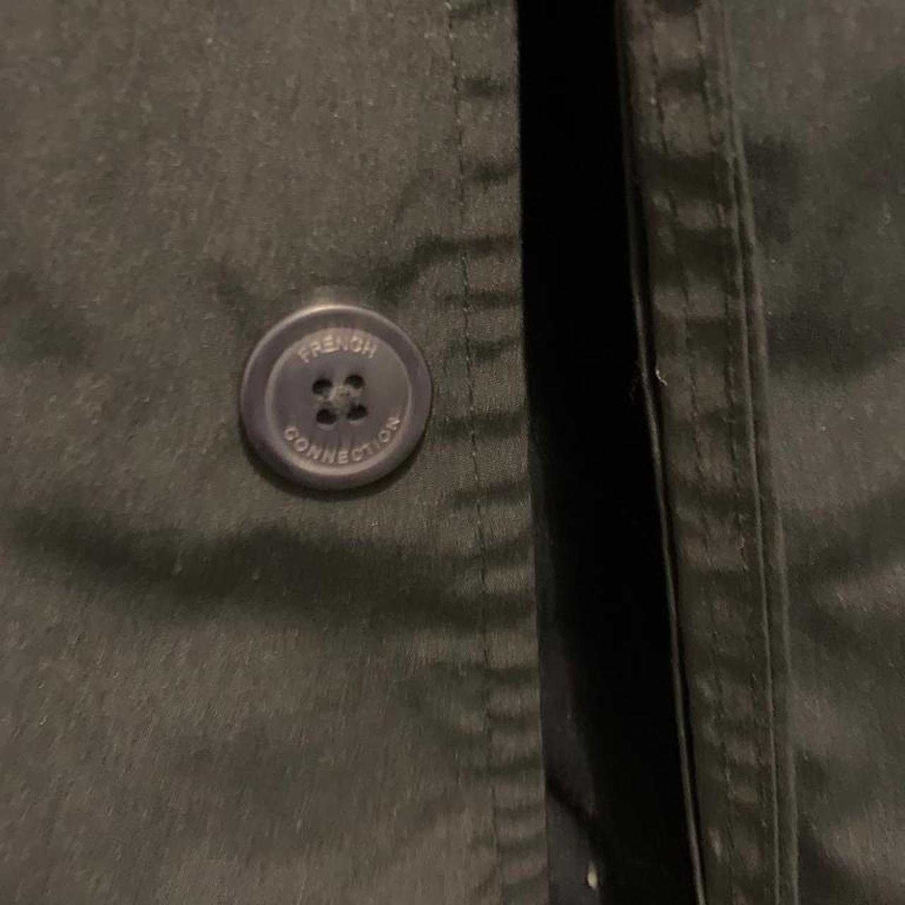 French Connection Mac Trench Coat - Navy - Large -... - Depop