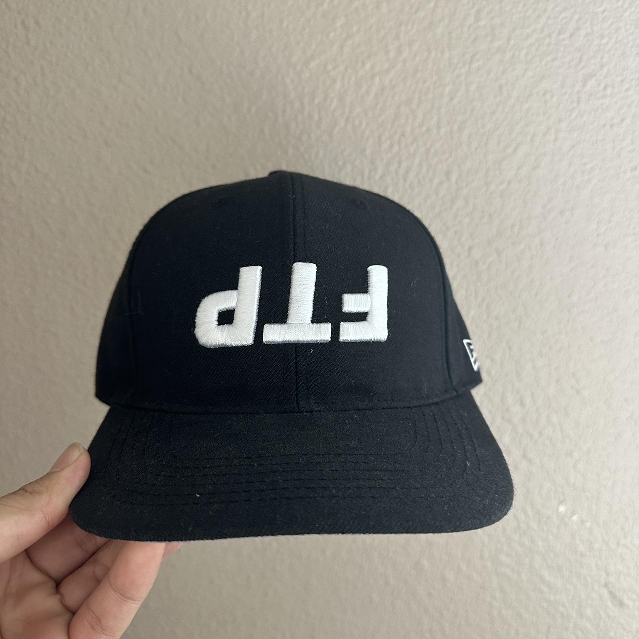 FTP upside down logo fitted hat Sz 7 but fits more... - Depop