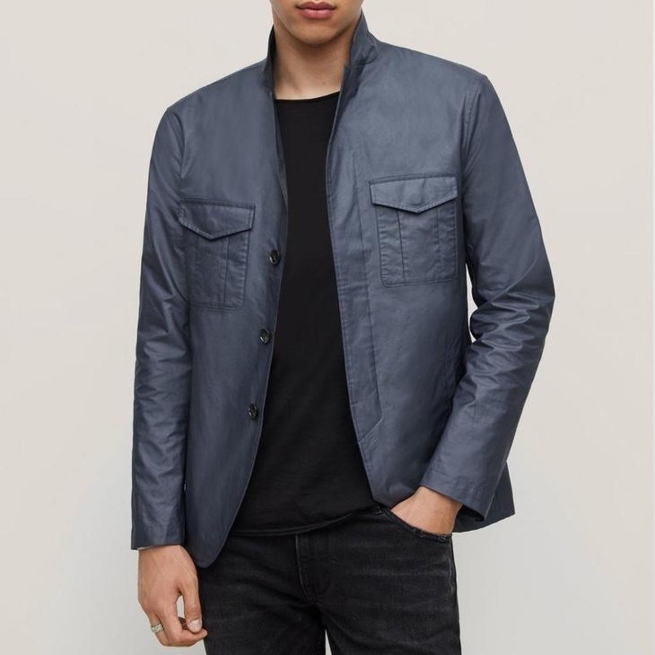 John Varvatos Wirt Jacket in the color Night Sky, in... | Depop