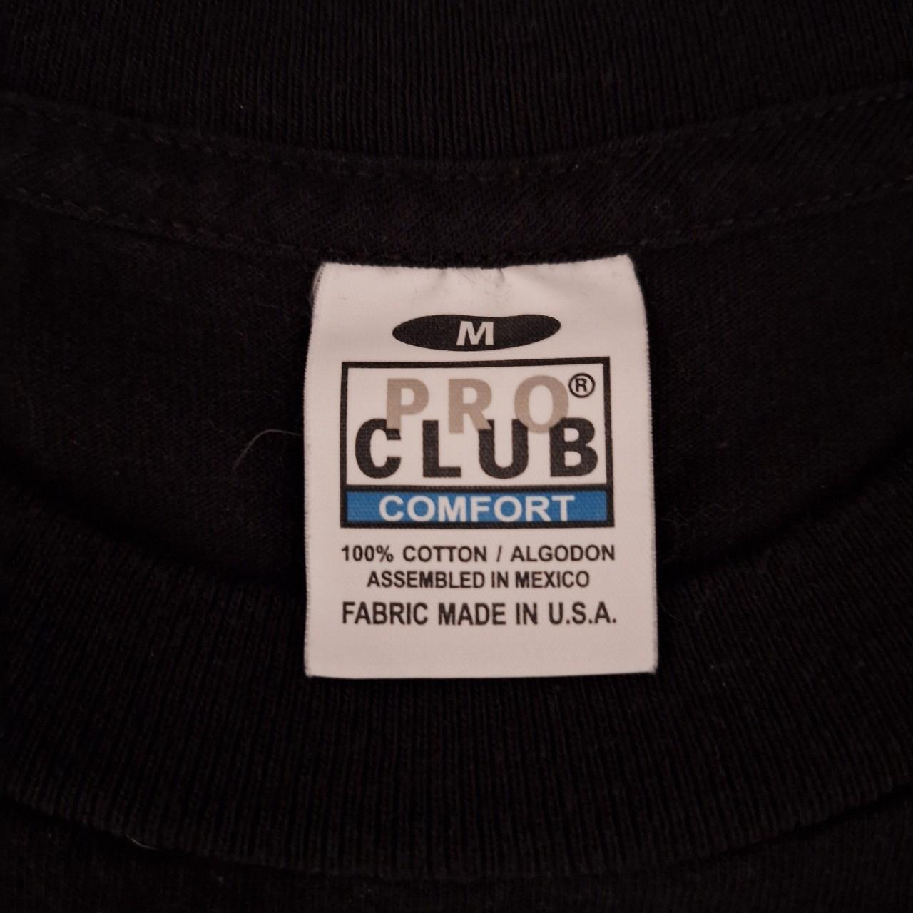 MENS PRO CLUB COMFORT SHIRT BLACK SIZE:... | Depop