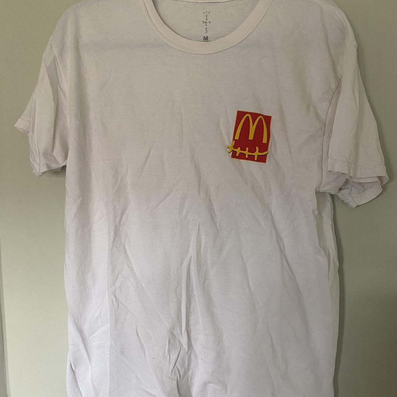 Travis Scott Men's White T-shirt | Depop