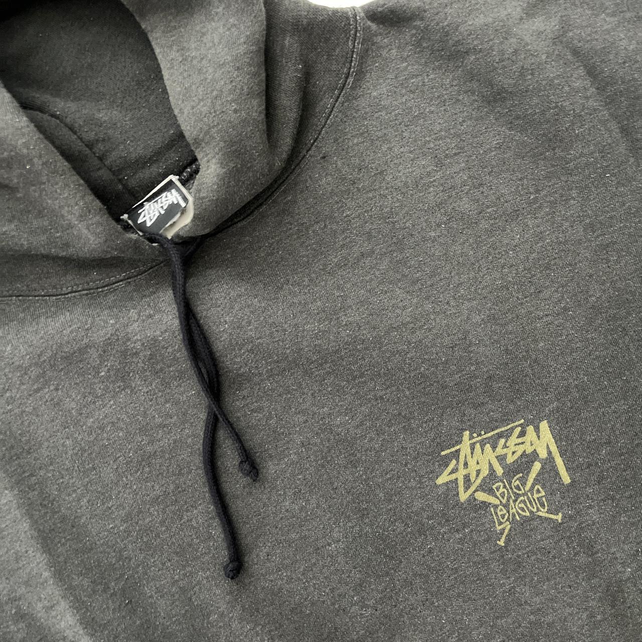 Vintage 80s Stussy Big League World Tribe Hoodie In | Depop Vintage 80s Stussy Big League World Tribe Hoodie In | Depop