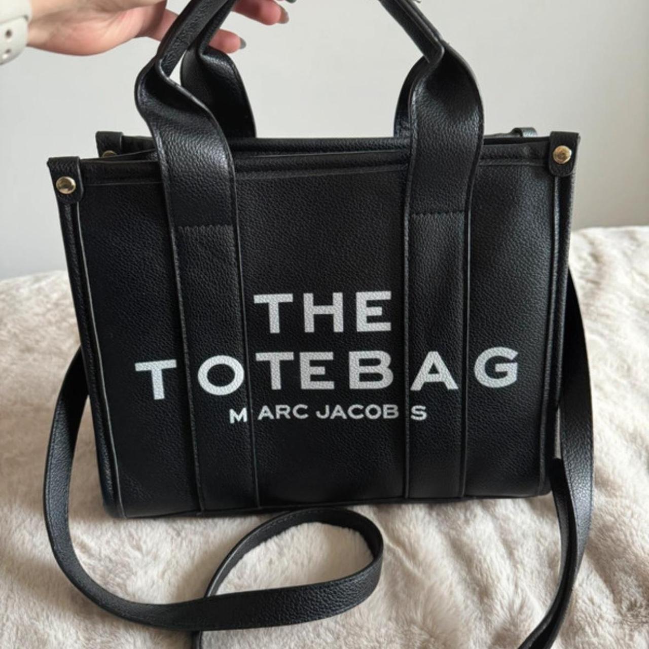 Marc Jacobs black leather tote bag #luxuryhandbag - Depop