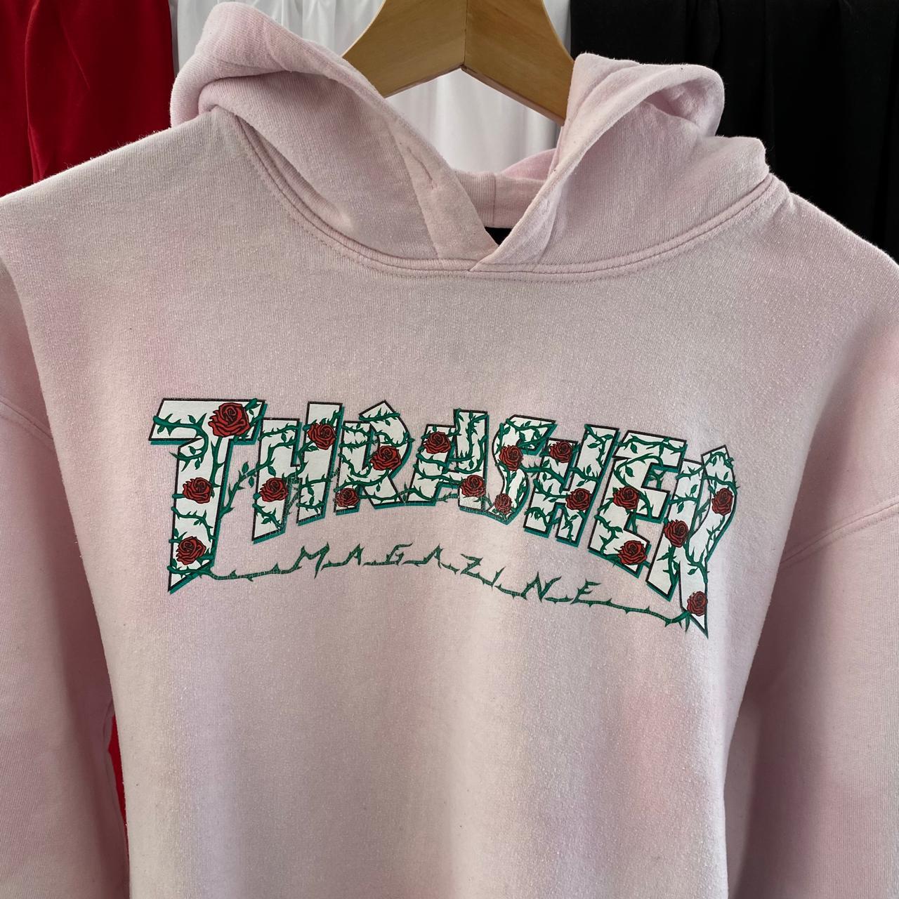 THRASHER ROSES HOODIE adult size... - Depop