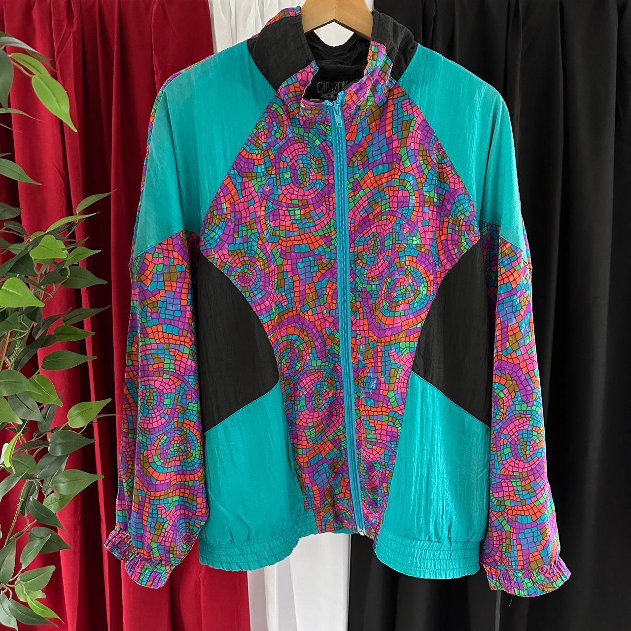 VINTAGE CABAZON COLOR BLOCK WINDBREAKER Fits adult... - Depop