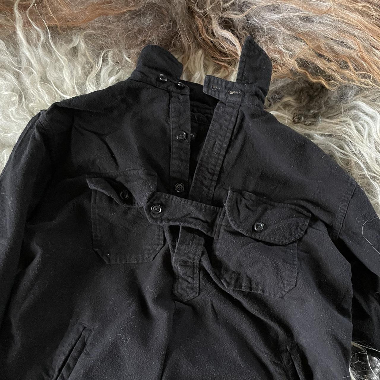 Engineered Garments black flannel work shirt. Lots... - Depop