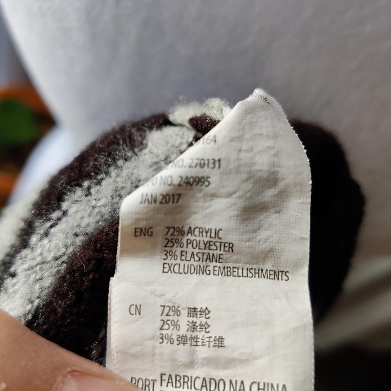 Striped long-sleeved turtleneck sweater Comfy ... - Depop