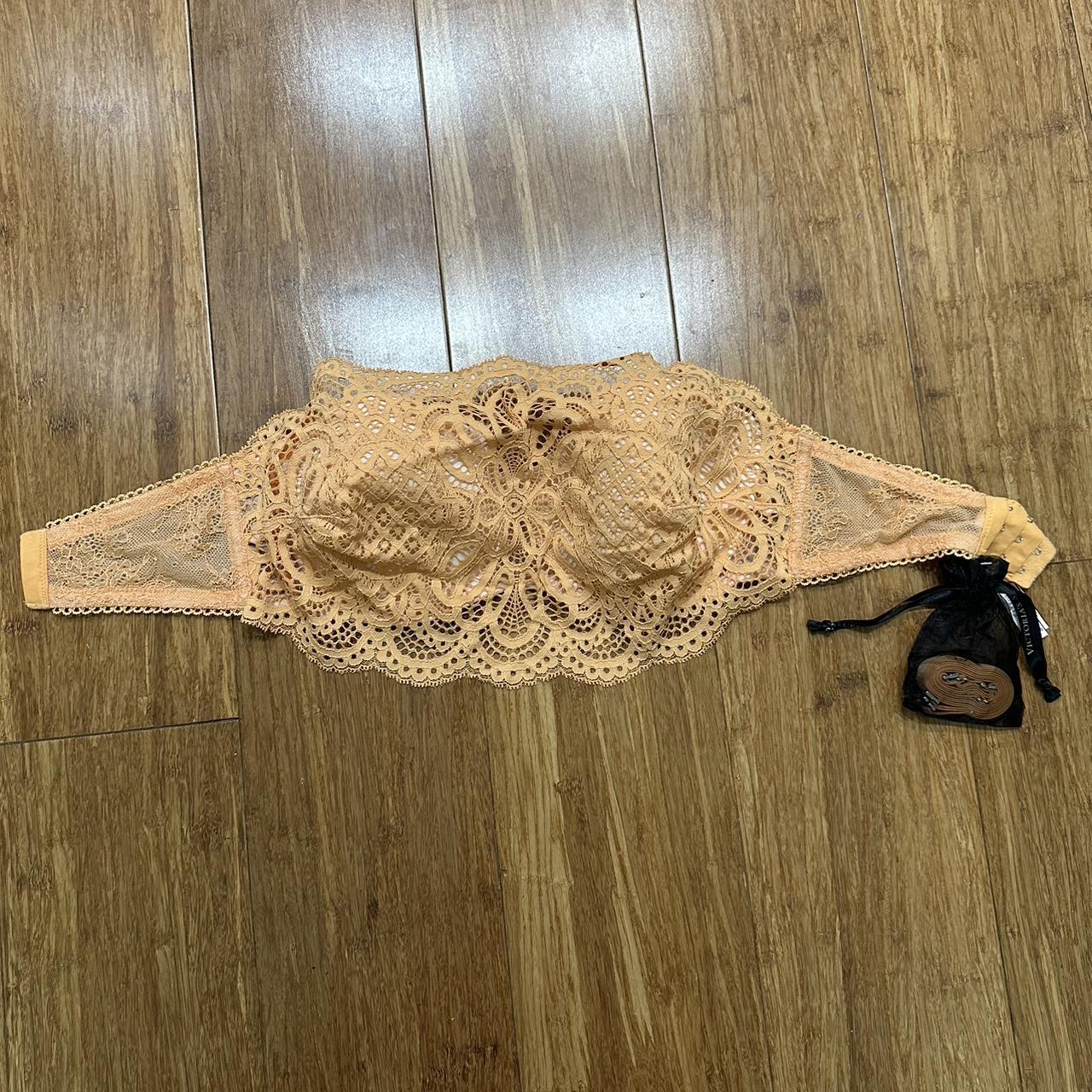 Orange Victoria Secret Bra Lace bra that comes with... - Depop