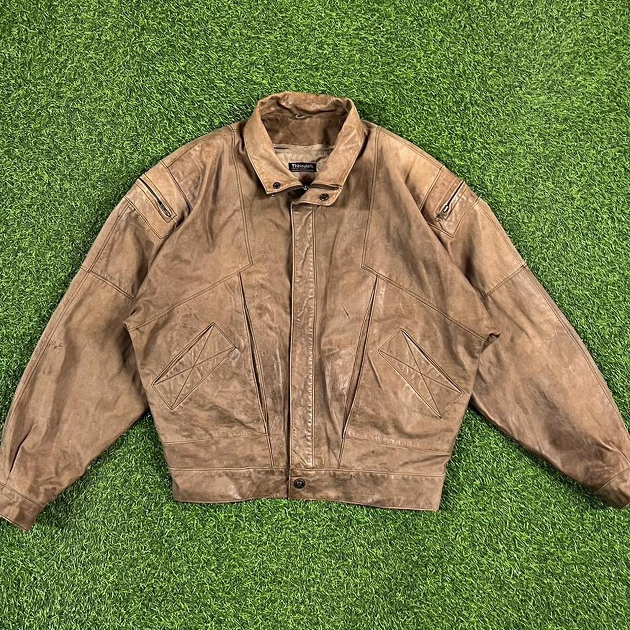 Unbranded Men's Tan and Brown Jacket | Depop