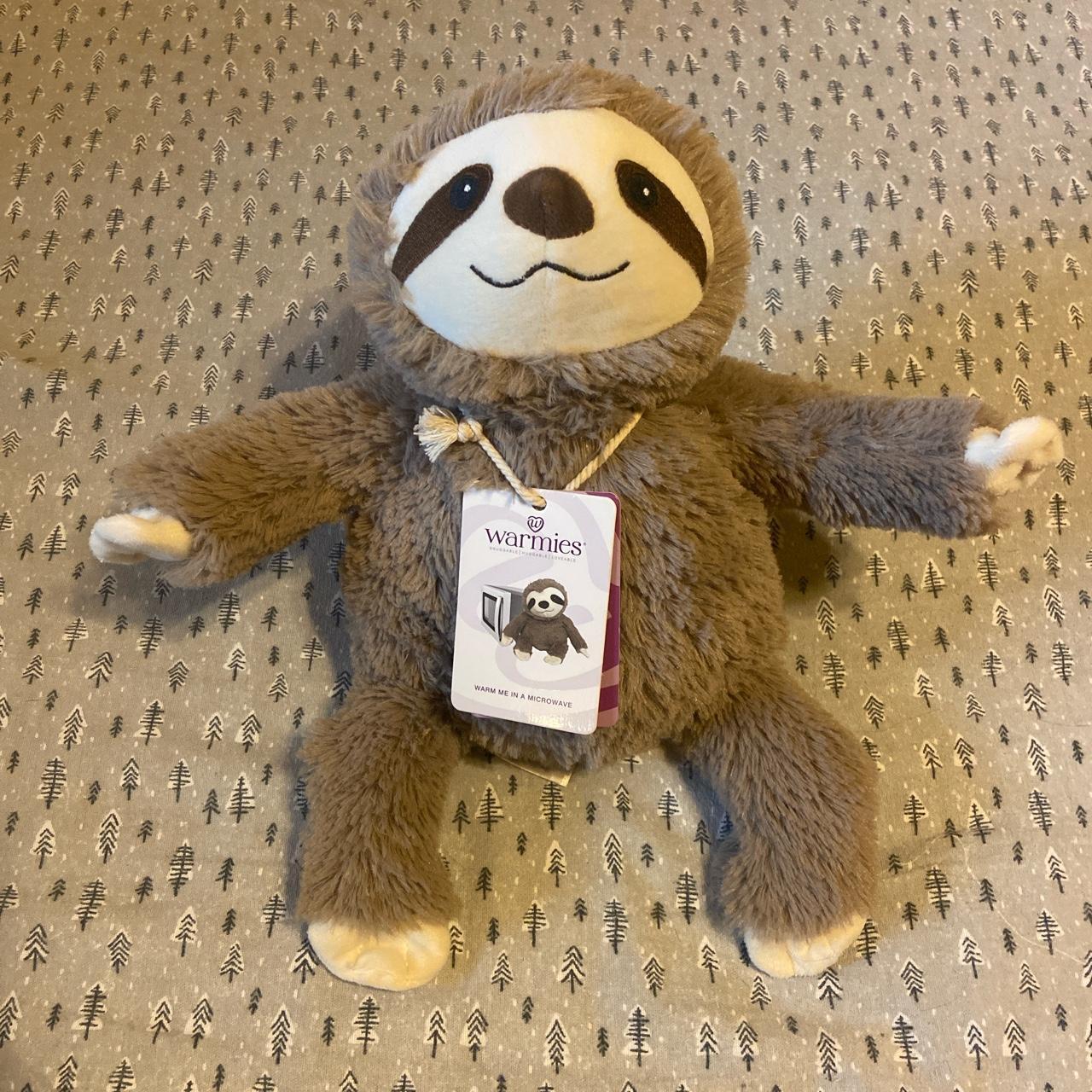 cute sloth Warmies microwaveable plush. great for... - Depop