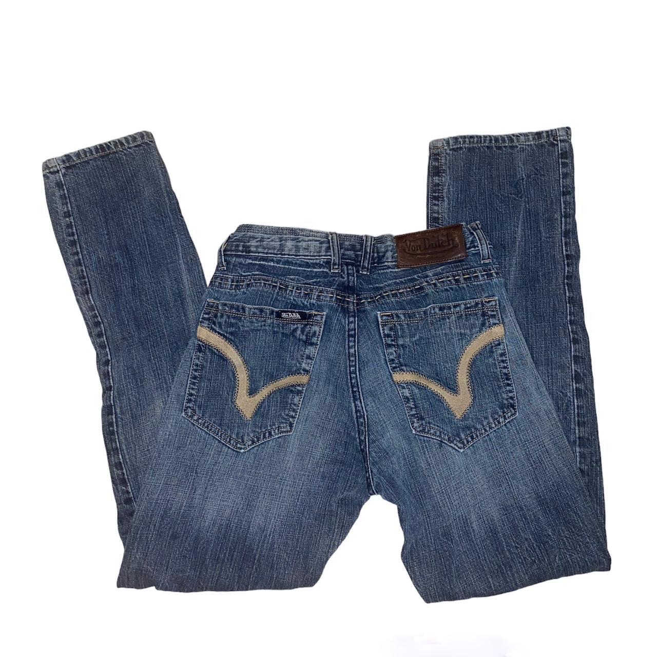 von dutch skinny jeans, very small stain brand is... - Depop