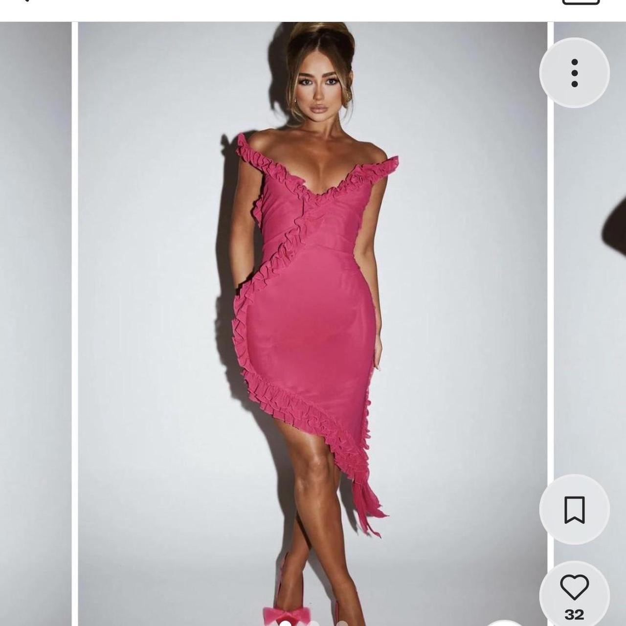 Brand new with labels pink Murci dress Only worn for... - Depop