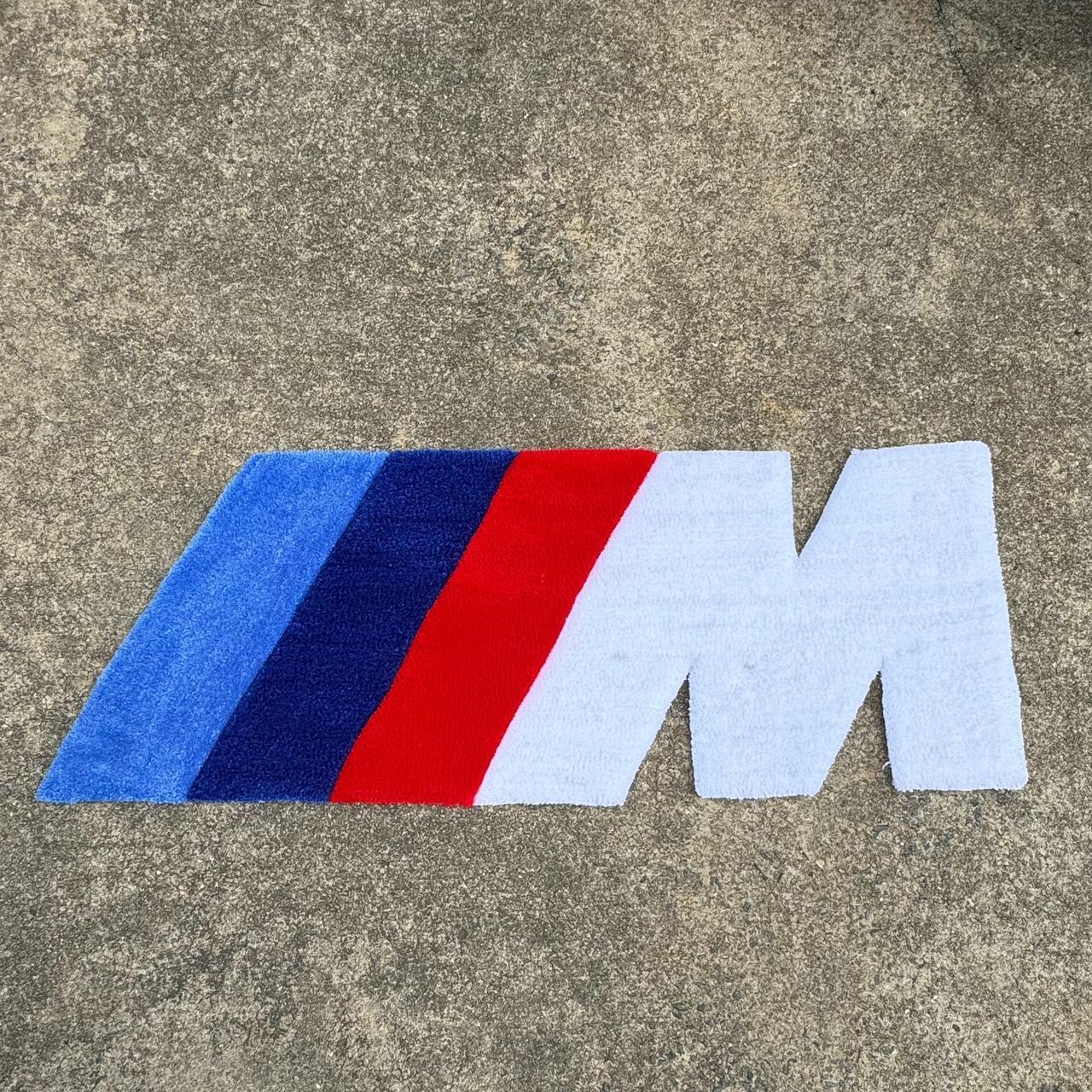 BMW M LOGO Custom Tufted Rug 100% Acrylic Yarn Non... | Depop