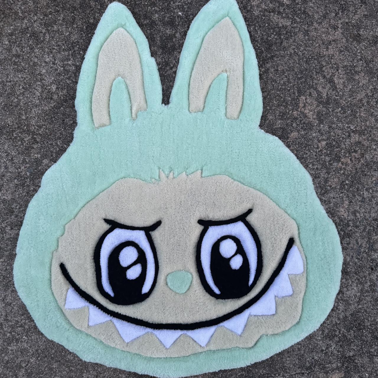 Labubu Tufted Rug Made with 100% hypoallergenic... | Depop