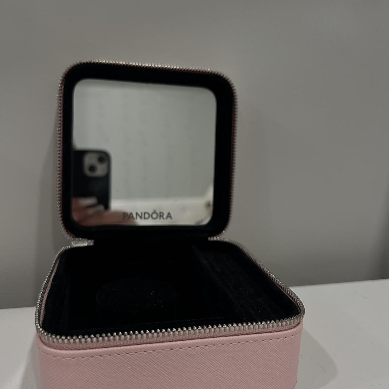 limited edition pink pandora jewelry box holds... - Depop