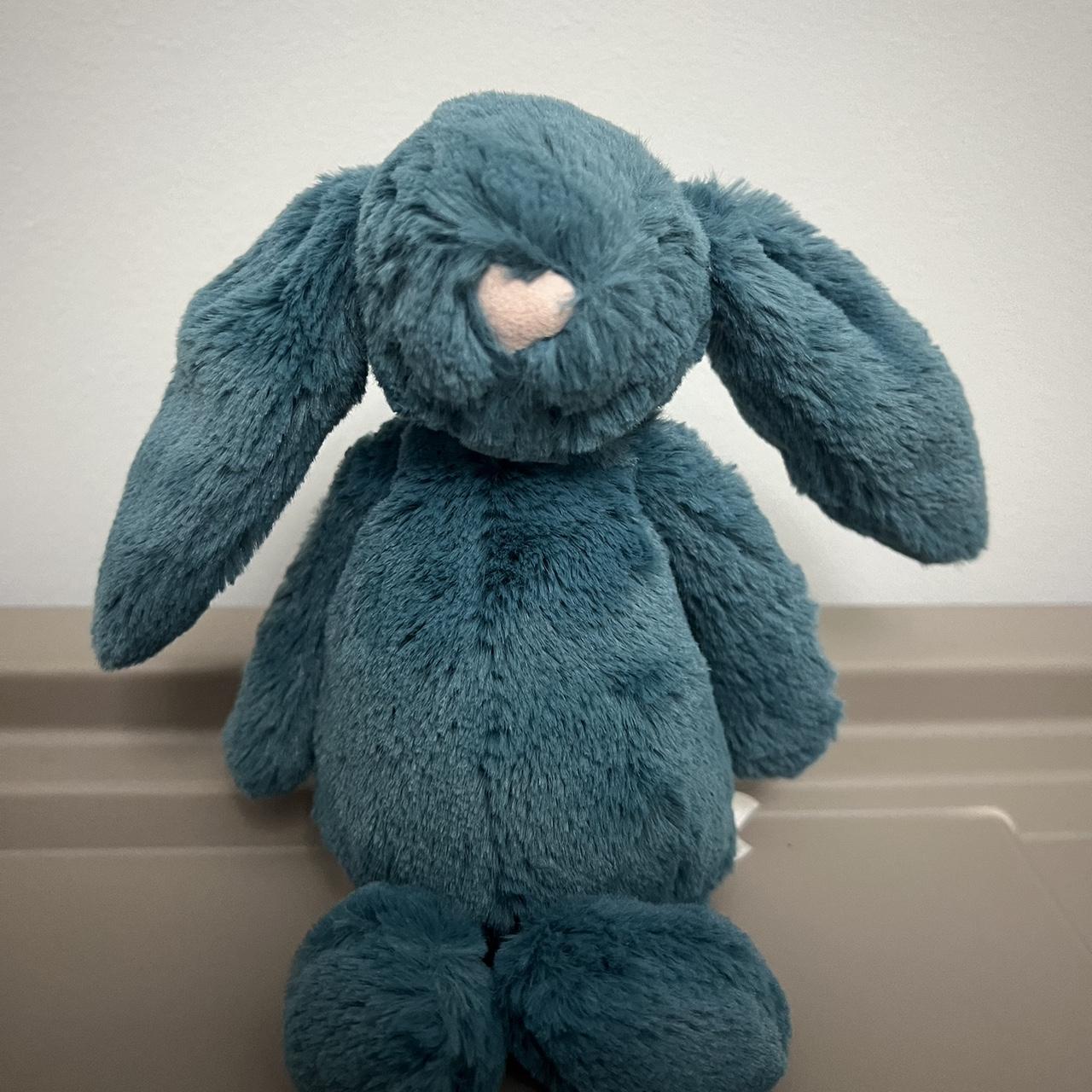 Jellycat bashful bunny in mineral blue Small size... - Depop